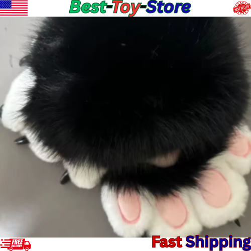 Furry Animal Paws Gloves Fursuit Kigurumi Cosplay Costume Wearable Paw ...