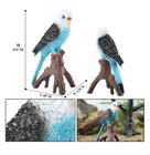 11cm Mini Blue Parrot Bird PVC Toy Wild Animal Figure Doll Kids Gift | eBay