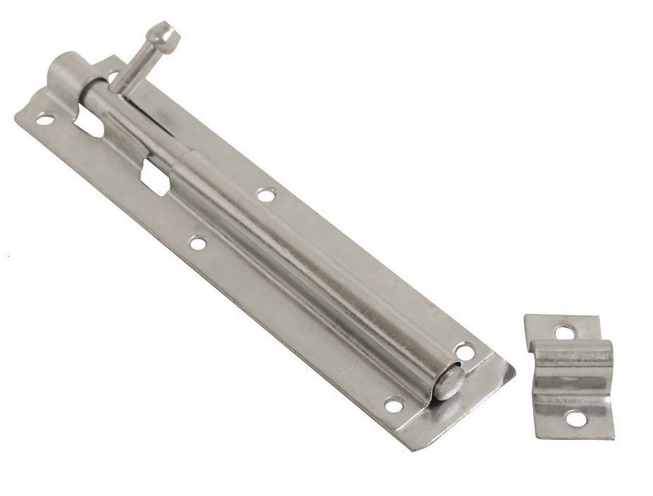 Tower Bolt for Shed or Gate 3" - 12" Black or Bright Zinc Plated Gate ...