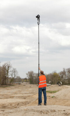 9.4 Metre Telescopic Camera Pole for Aerial Photography & Rotating ...