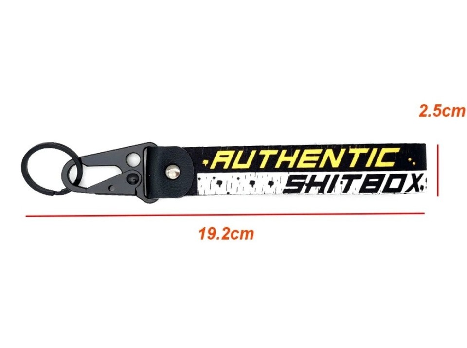 Shitbox Wrist Strap Keyring - Keychain Authentic Shit Box Edition Key ...