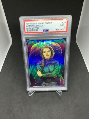 Admiral Daala 1996 Star Wars Finest Refractor PSA 9 NONE HIGHER POP 9 ...