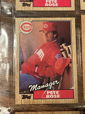 1987 Topps - #393 Pete Rose ERROR CARD (2 ERRORS) - See Pictures | eBay