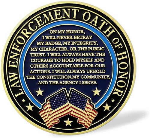 10pc Police Challenge Coin Deputy Sheriff Creed Law Enforcement ...