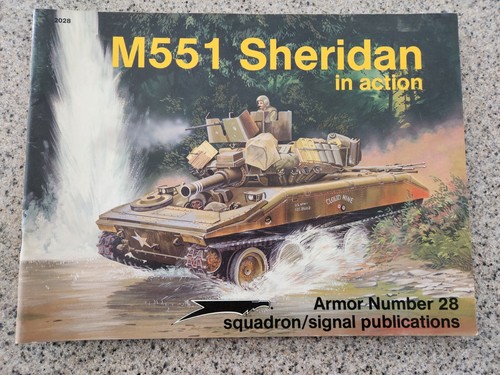 Vintage Squadron Signal Armor #28 M551 SHERIDAN in action #2028 | eBay