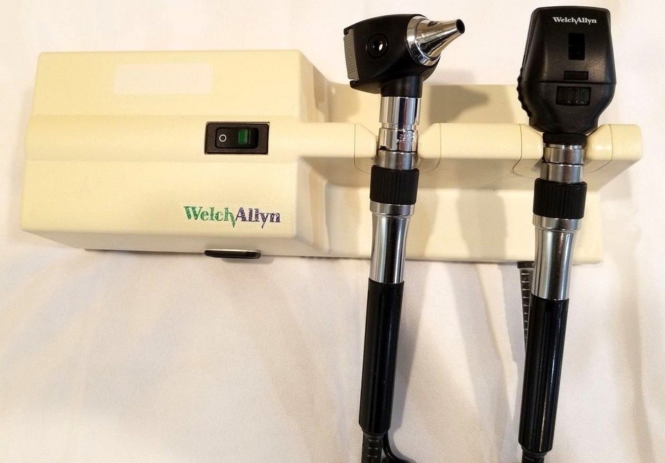 Welch Allyn Wall Transformer Otoscope Ophthalmoscope Heads | eBay