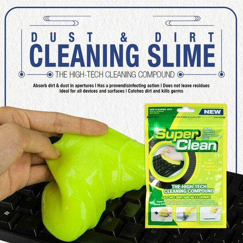 Dust Dirt Cleaning Gel Slime Super Clean Magic Car Laptop Keyboard Home ...