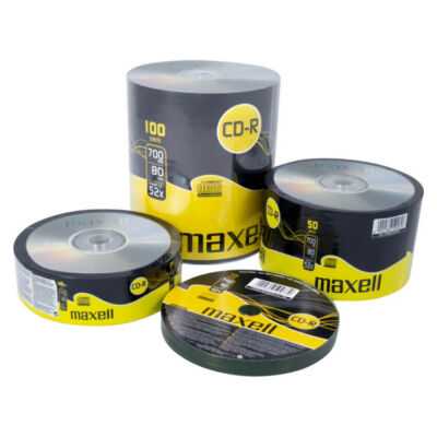 Maxell CD-R Recordable Blank CD Discs Sleeves Media Music Writable ...