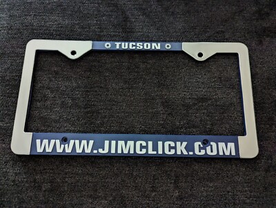 NEW OEM Tucson Arizona Jim Click Jeep Hyundai Nissan Kia License Plate ...