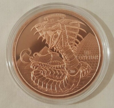 1oz Copper Egyptian Dragon Round Coin - World of Dragon Series | eBay
