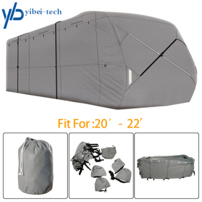 For Class A Camper 20'-22' Travel Trailer RV Cover Waterproof Anti-UV ...