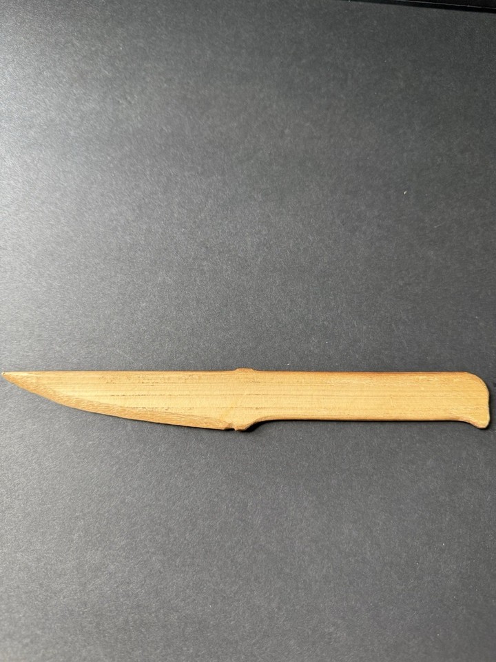 Bamboo Hand Carved Letter Opener Flower Handcrafted Travel Tropical Ebay