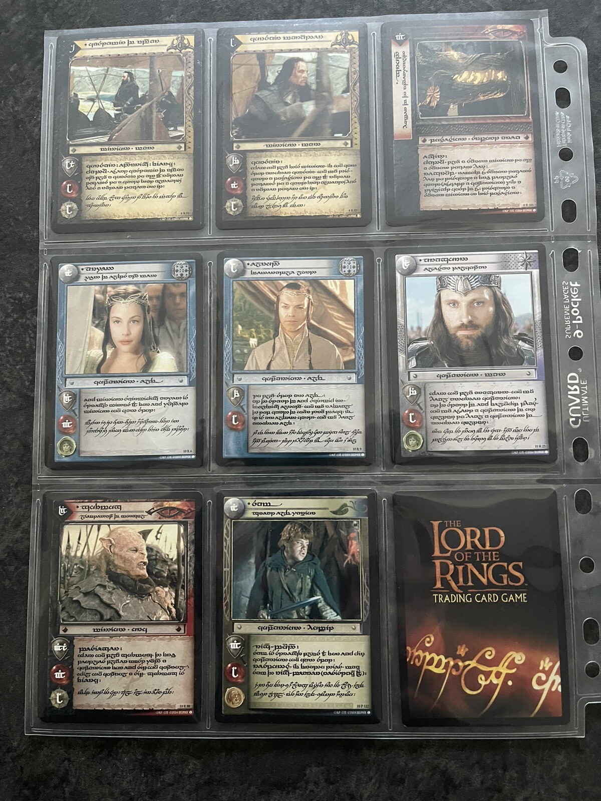Decipher LOTR - Fellowship of the Ring Complete Return Of The king ...