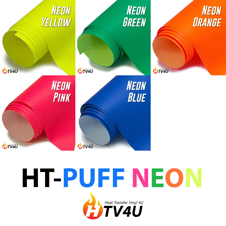 HT- Puff Neon (HTV 3D) 20" Roll **FREE SHIPPING** | eBay
