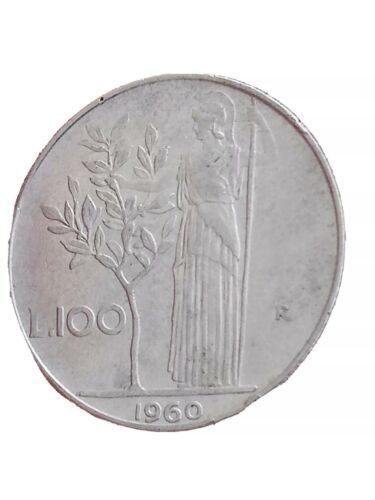 COIN / ITALY / 100 LIRE 1960 KM# 96.1 L.100 R Italiana from Kayihan ...