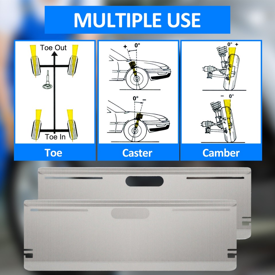 DIY Toe Plates Wheel Alignment Tool Probes Toe Plates Tool Double Tape ...