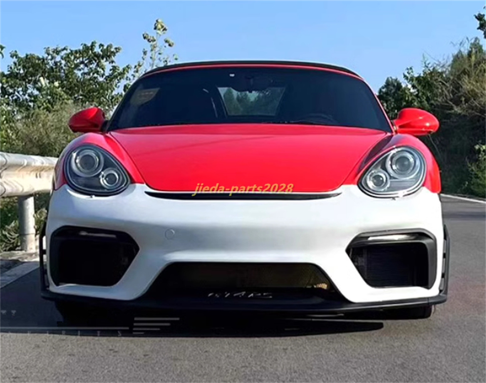 For Porsche 987 Boxster upgrade GT4 2005-2012 Half carbon Fiber car ...