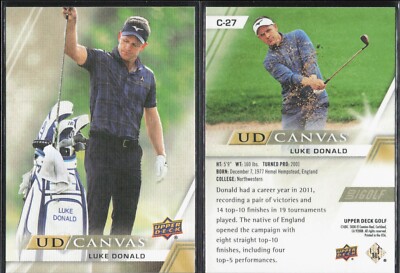 2024 Upper Deck Golf Canvas Parallel #27 Luke Donald | eBay