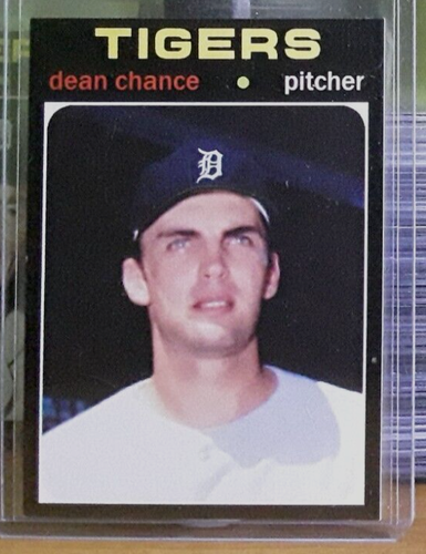 Dean Chance Detroit Tigers 1971 Style Custom Baseball Art Card | eBay
