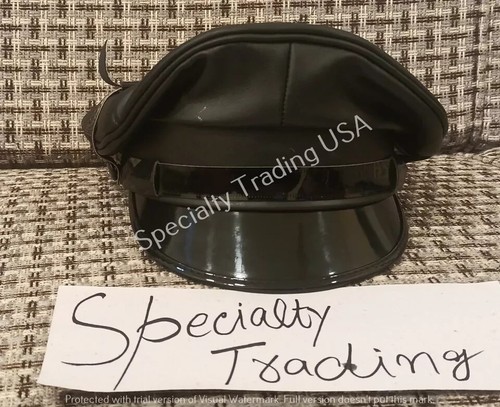 Leather Biker Cap - Finest Soft Real Leather Biker ,Muir Cap Hat in all ...