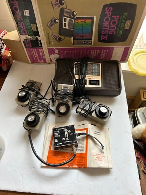 Sears Tele-Games PONG SPORTS IV Video game system 4 Controllers Vintage ...