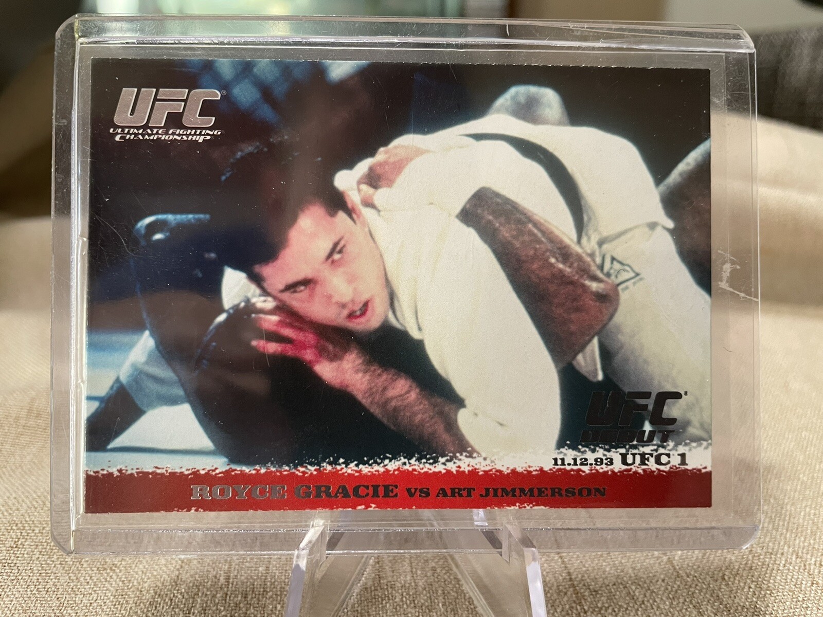 Royce Gracie 2009 Topps UFC Round 1 Debut Rookie Card #1 MMA GOAT RC | eBay