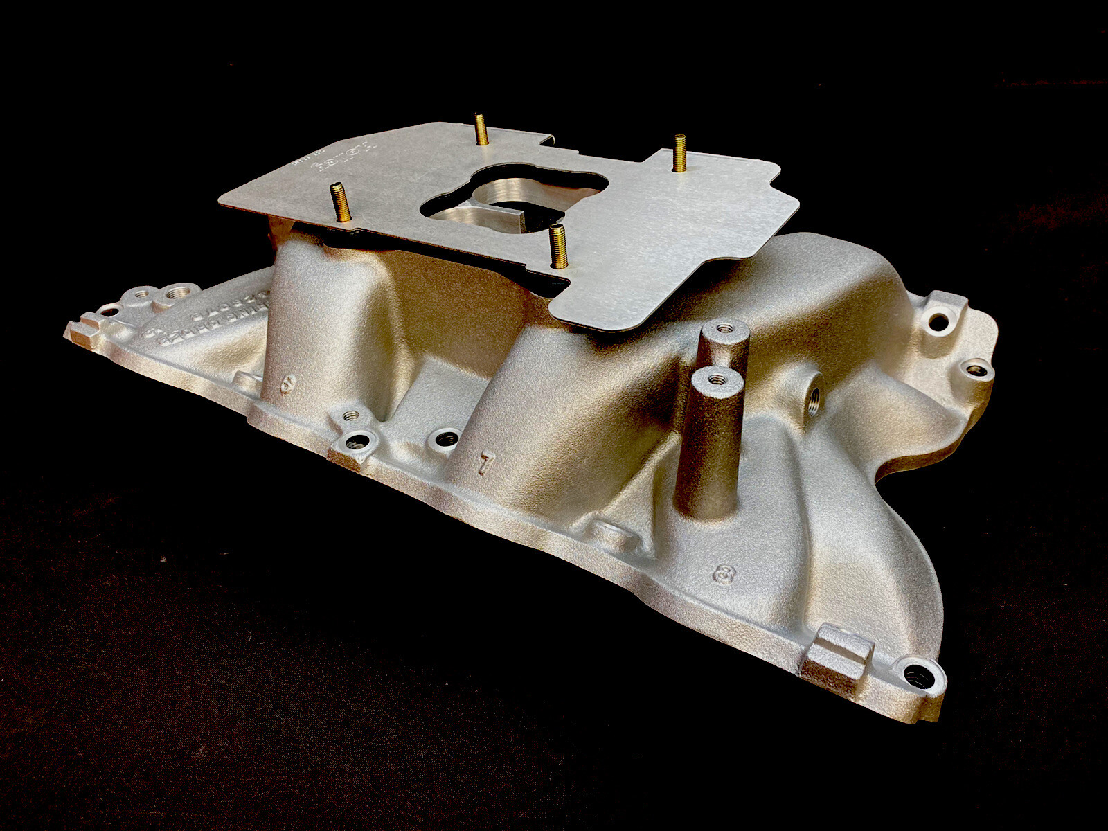 Blue Thunder 429 Cobra Jet Ford 4 Barrel Intake Manifold With Heat ...