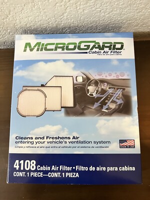 Microgard Cabin Air Filter #4108 | eBay