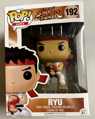 FUNKO POP! GAMES STREET FIGHTER RYU TOYS R US EXCLUSIVE 192 SERIES 1 ...
