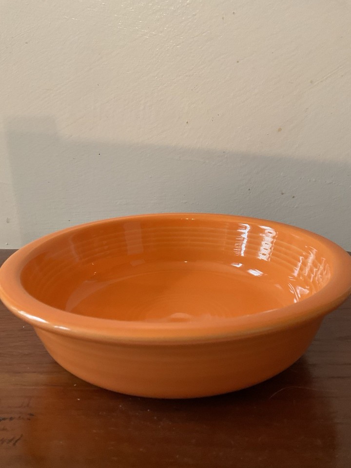 5 PIECE FIESTAWARE TANGERINE ORANGE DINNER SET | eBay