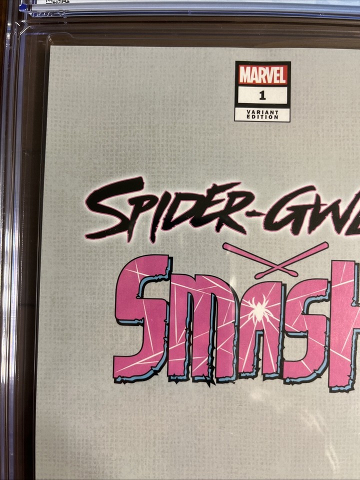 Spider-Gwen Smash #1 CGC 9.8 JTC Negative Space Virgin Variant Marvel ...