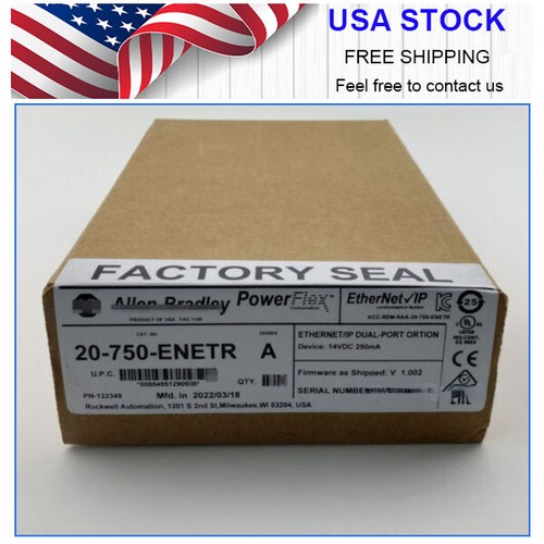 1PCS NEW IN BOX Allen Bradley 20-750-ENETR FACTORY SEALED FREE SHIP ...