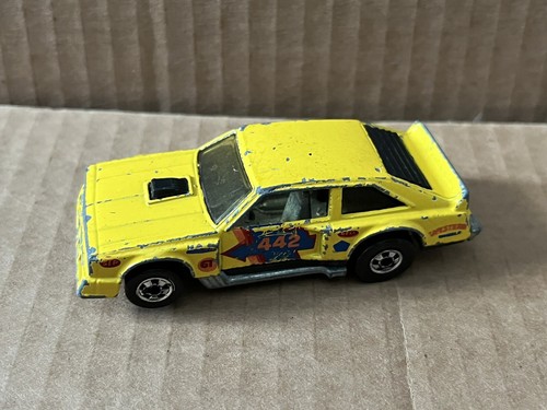 Vintage 1978 Hot Wheels FLAT OUT 442 Yellow Oldsmobile Cutlass Hong ...