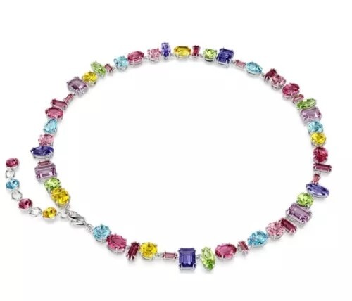 New in box SWAR0VSKI Crystals Gema Bohemian Mixed Cut Necklace 5656397 ...