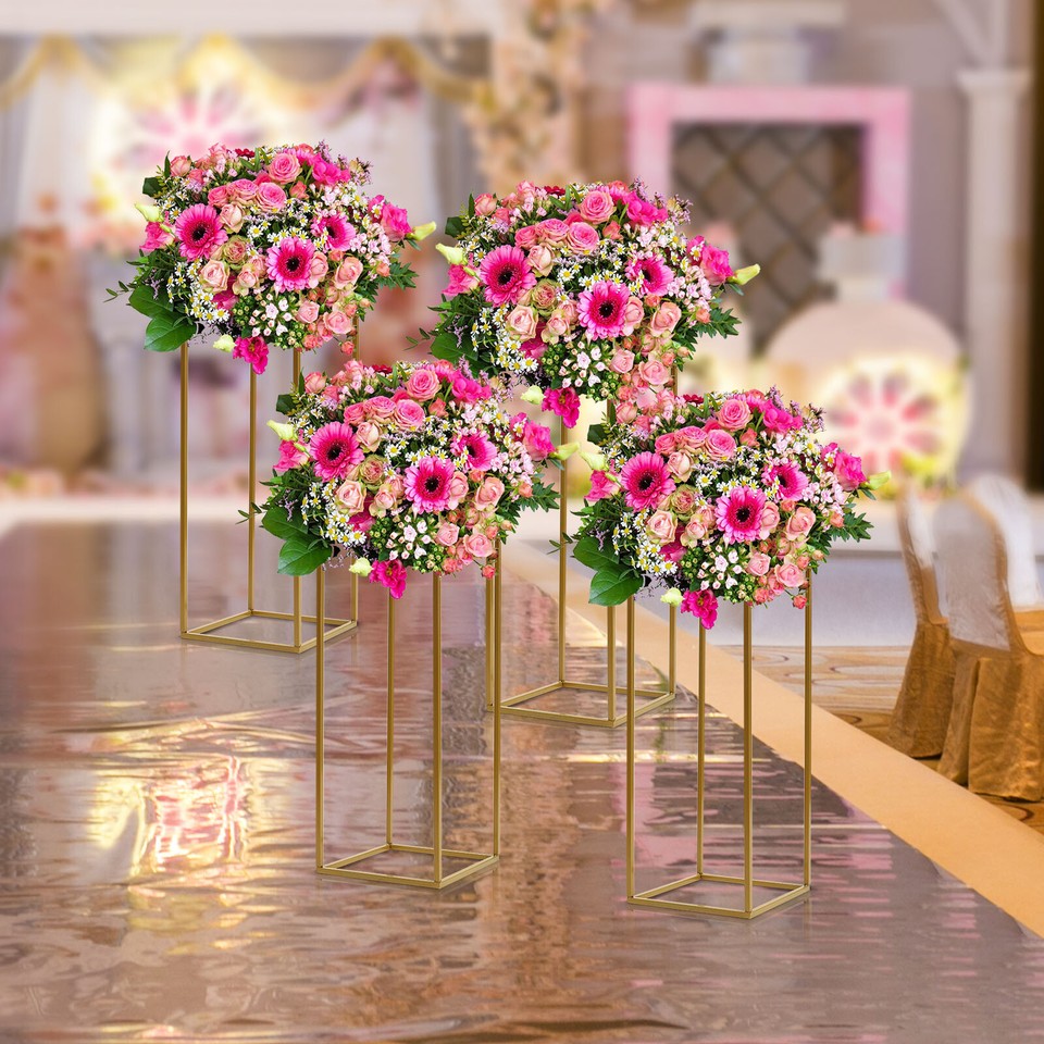 Metal Wedding Arch Backdrop Stand Flower Display Frame Rack Party Venue ...