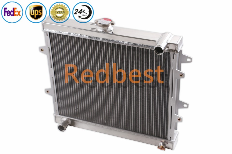 3 ROWS ALUMINUM RADIATOR FOR 1984-1995 Toyota 4Runner Pickup DLX SR5 2 ...