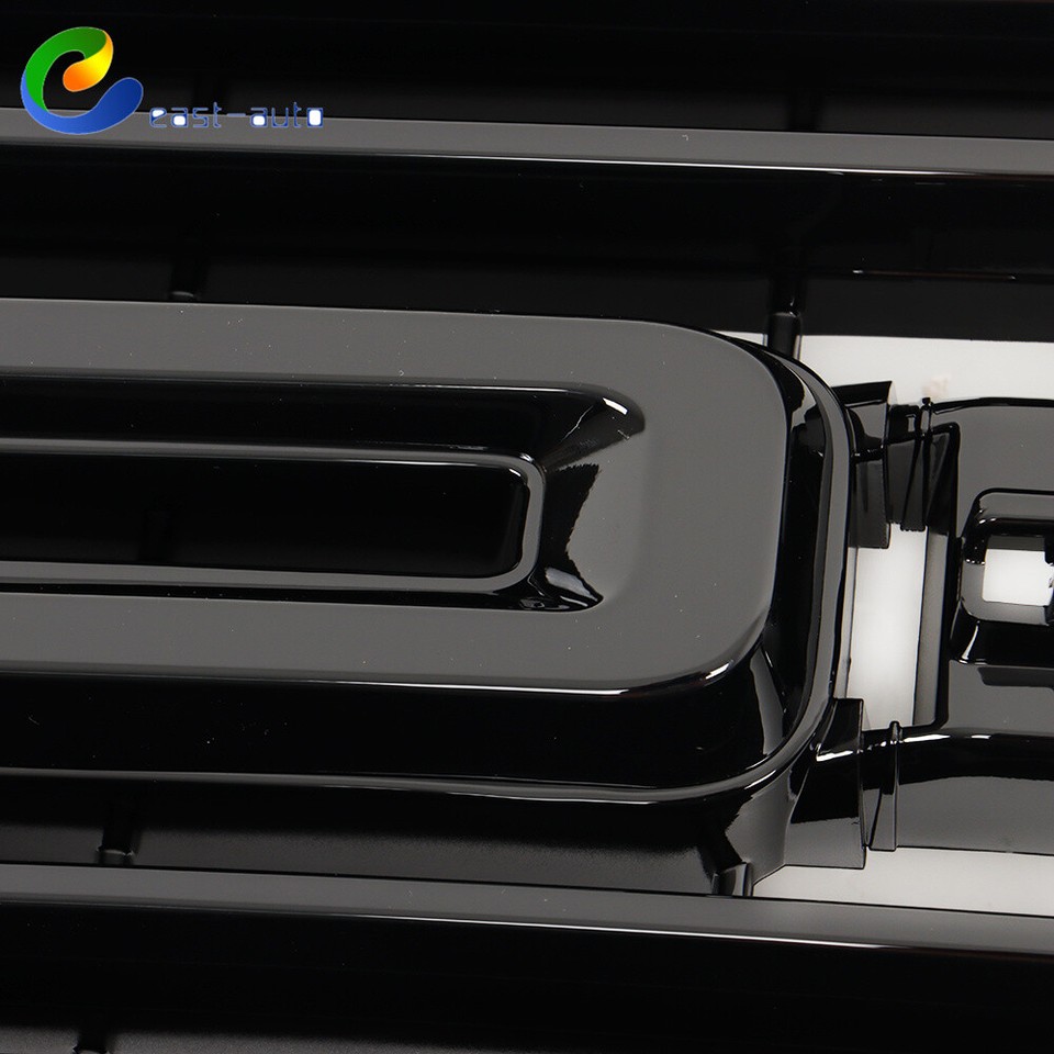 Front Mesh Upper Grille For 2019-2023 Dodge Ram 1500 Gloss Black ...