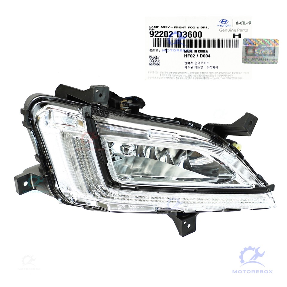 Genuine LAMP ASSY-FRONT FOG & DRL Right Side 2019-20 HYUNDAI TUCSON ...