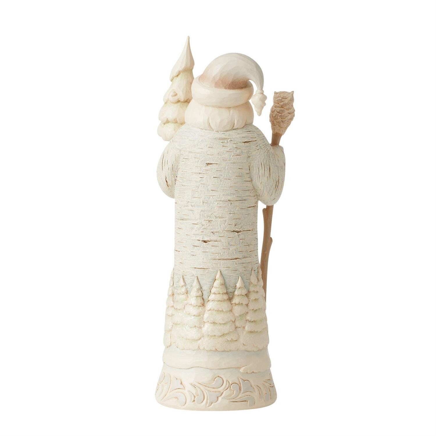 Jim Shore Heartwood Creek - Santa's Winter Landscape - Birch Bark Santa ...
