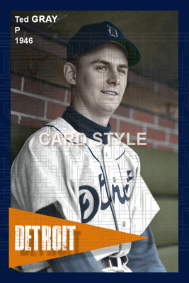 Ted Gray - 1946 Detroit Tigers - choose a size - colorized print | eBay