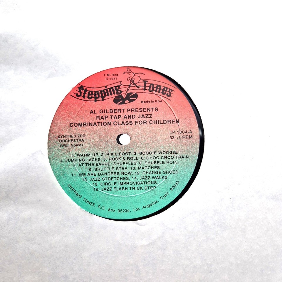 lp Al Gilbert ‎– Rap Tap And Jazz Combination Class For Children NM /EX ...