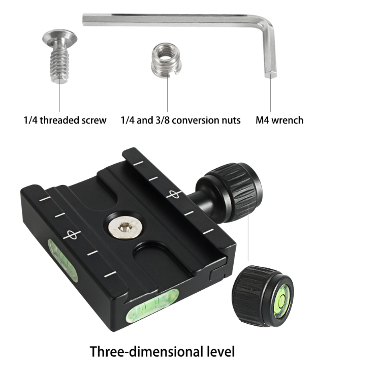 Quick Release QR60 Camera Plate Clamp Adapter For Arca Swiss Tripod ...