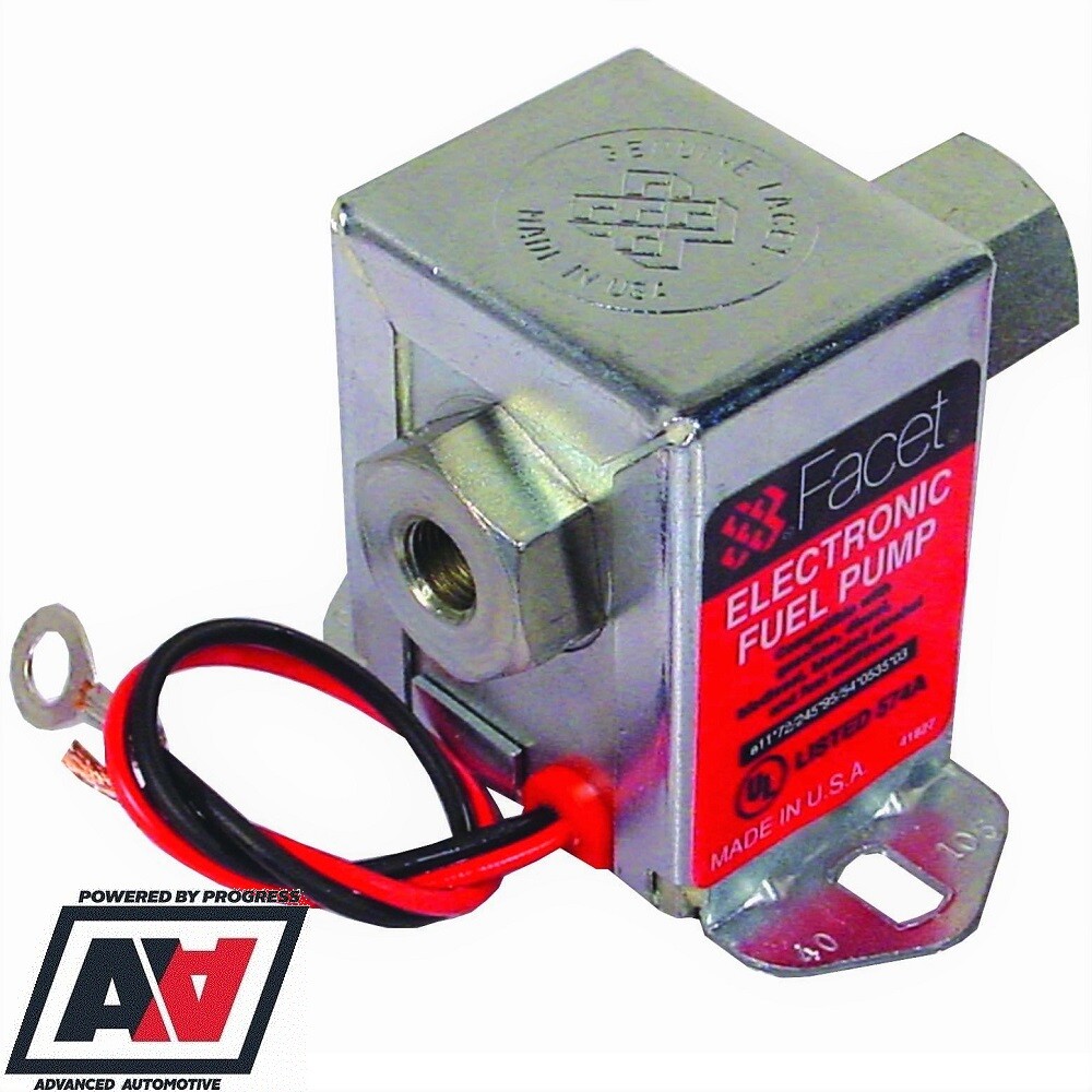 Facet Cube Fuel Pump 40109 Solid State 12v Electric Competition Fuel ...