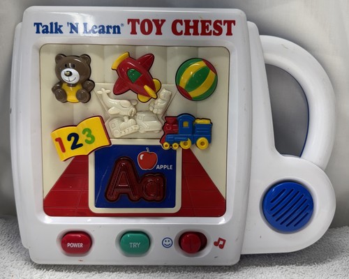 Scientific Toys Vintage Talk N Learn Toy Chest Works | eBay