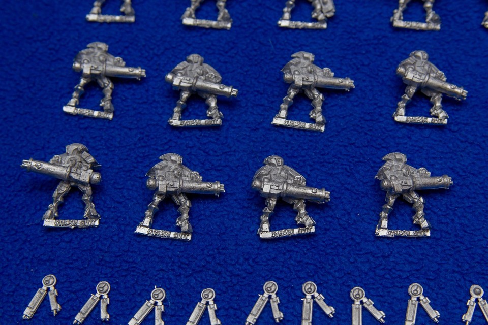 Lot of 18 Metal T'au Empire XV-15 Steath Suits GW WH40K Tau | eBay