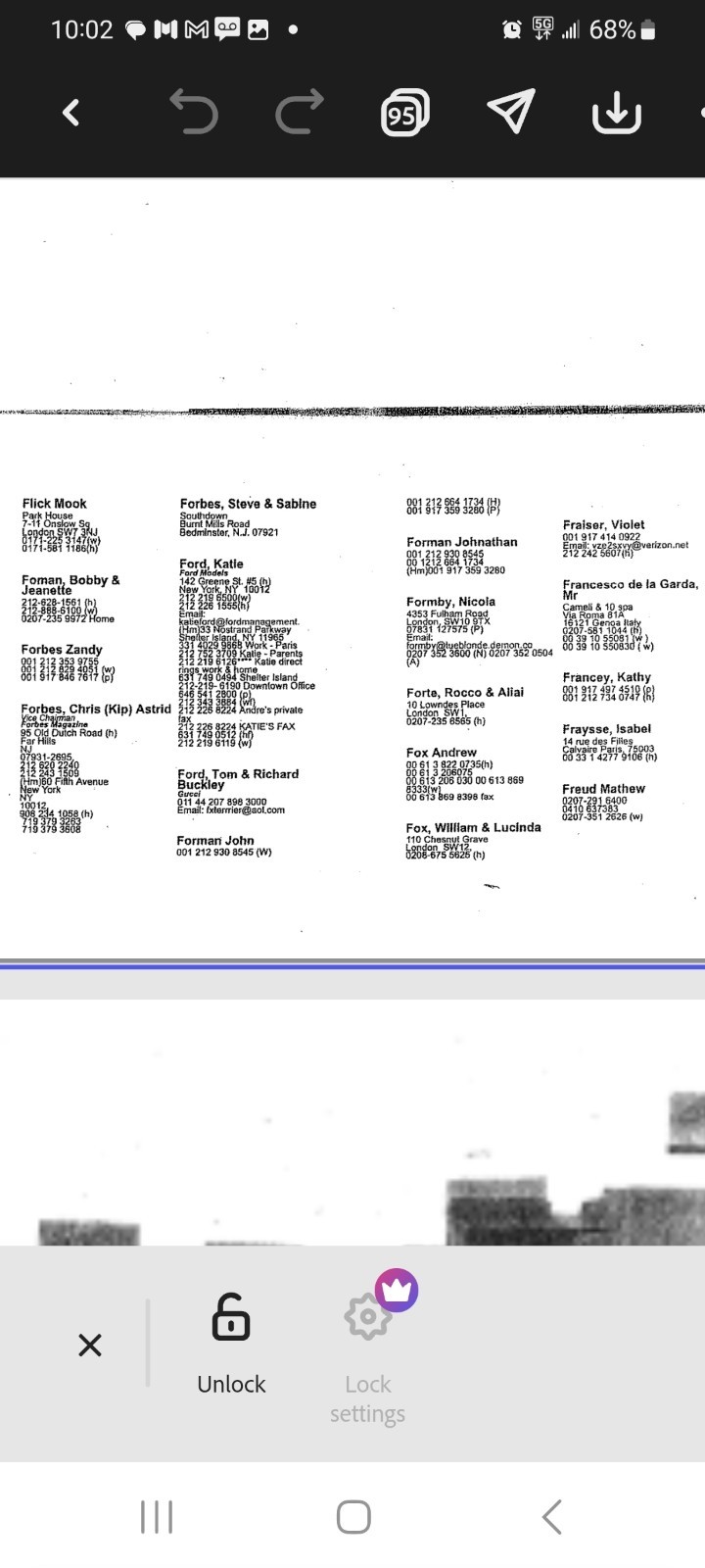 Unredacted Epstein Client List | eBay