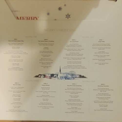 Merry Christmas Readers Digest 4 Record Box Set VG+ Condition RDA 83-A ...