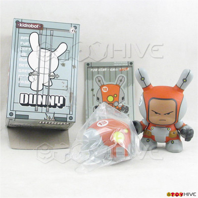 Kidrobot Dunny Post Apocalypse 2013 Orange Mecha Heavy Trooper Enclave ...