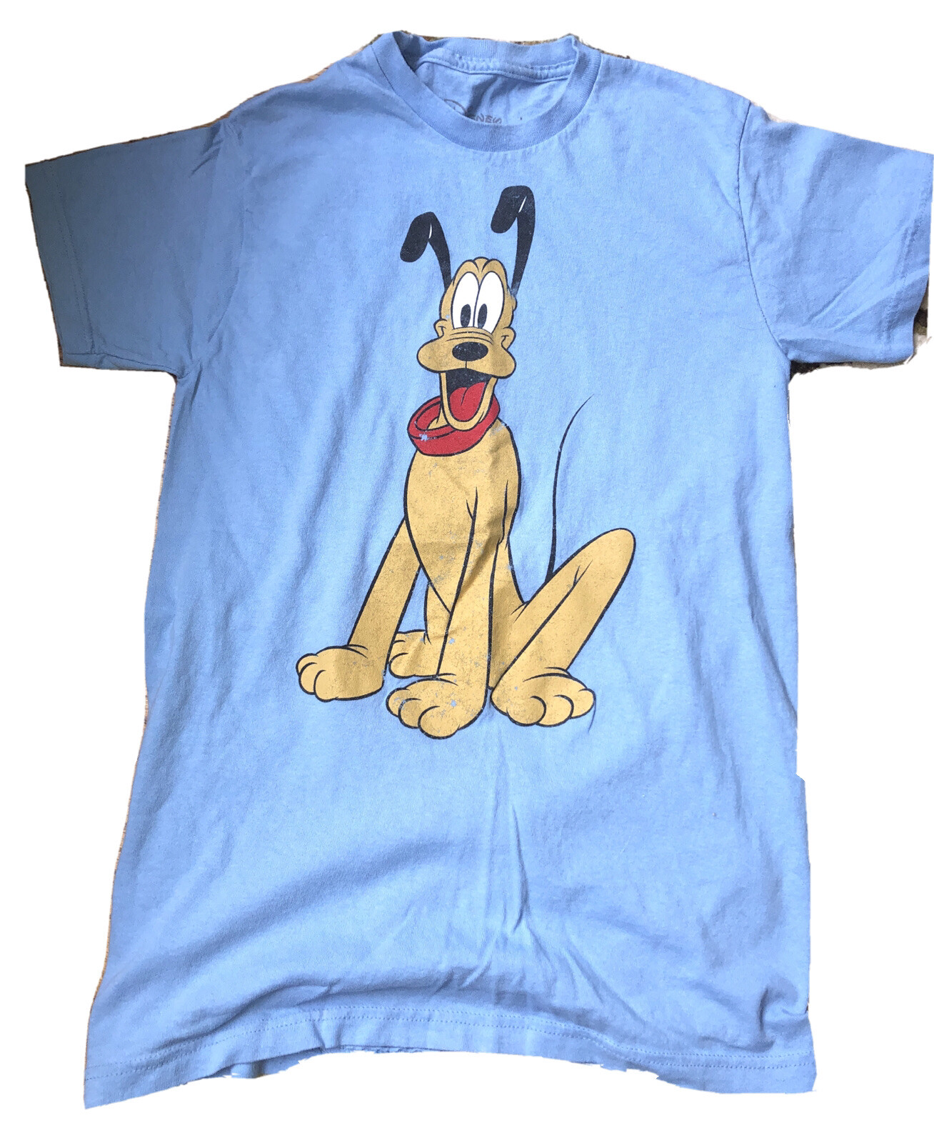 Disney Pluto Tee Shirt Vintage Size Small Blue | eBay