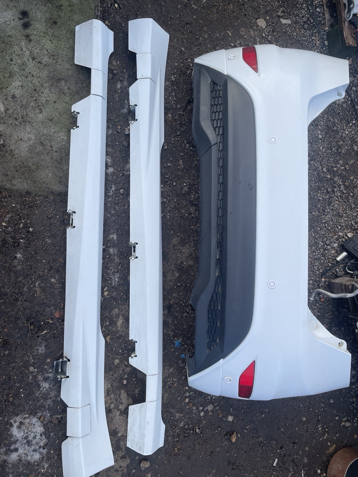 Ford Fiesta Rear Bumper St White Blue Red Grey Black Or Any Colour ...